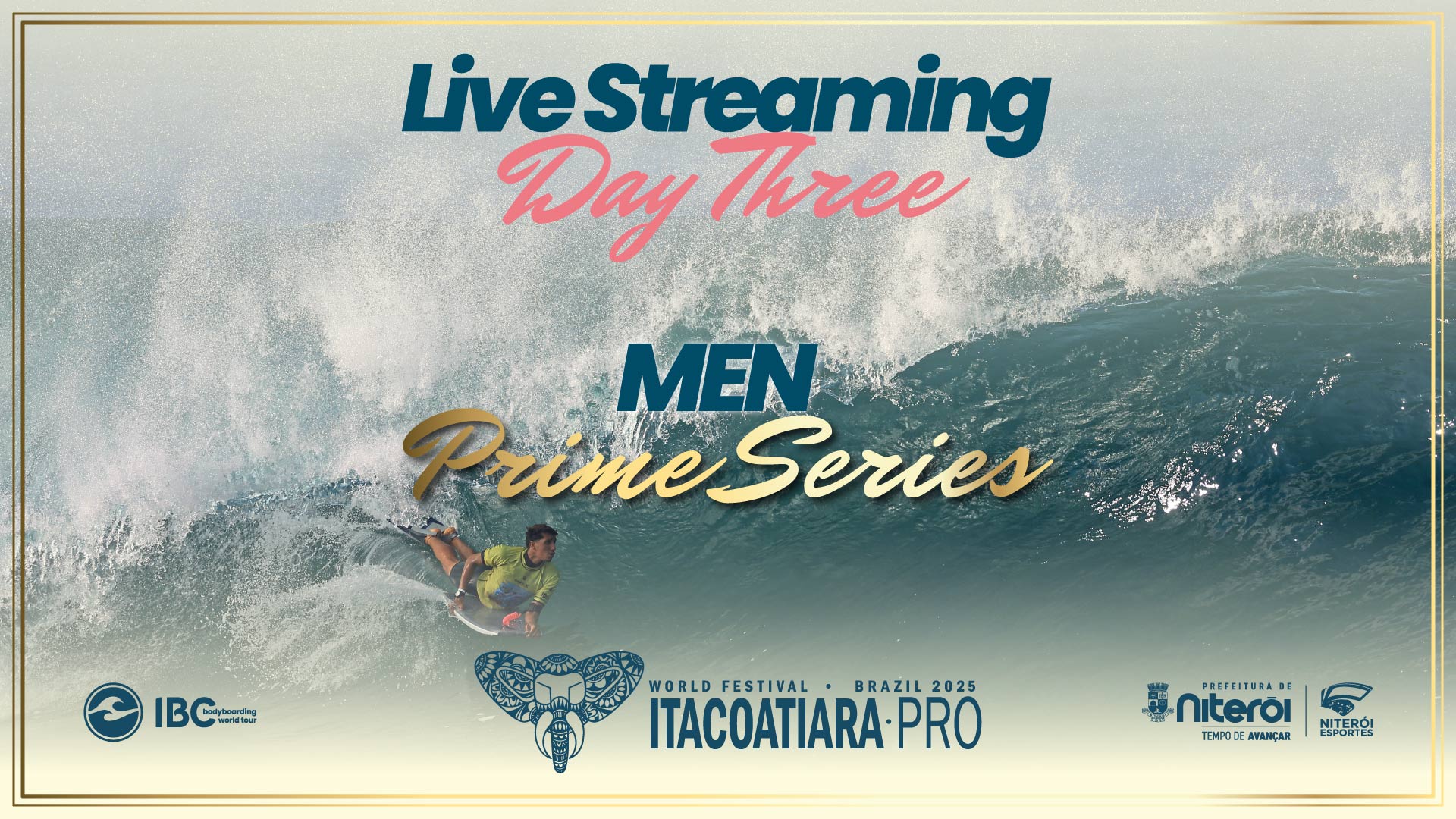 IT'S ON! Day 3 of Itacoatiara Pro 2025 - Men's Rounds 5 & 6 LIVE! - IBC Bodyboarding World Tour